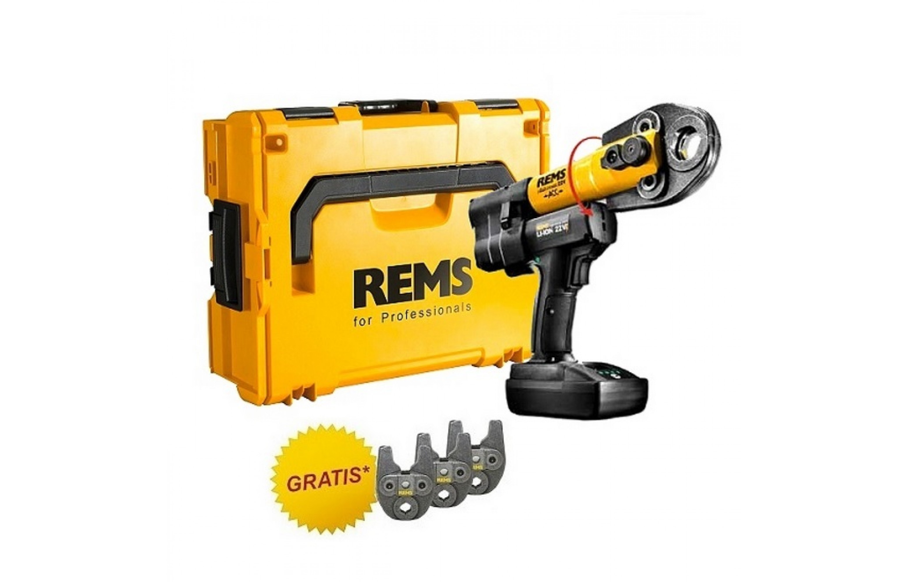 Zaciskarka REMS Mini-Press 22V ACC L-Boxx Set - 578X09