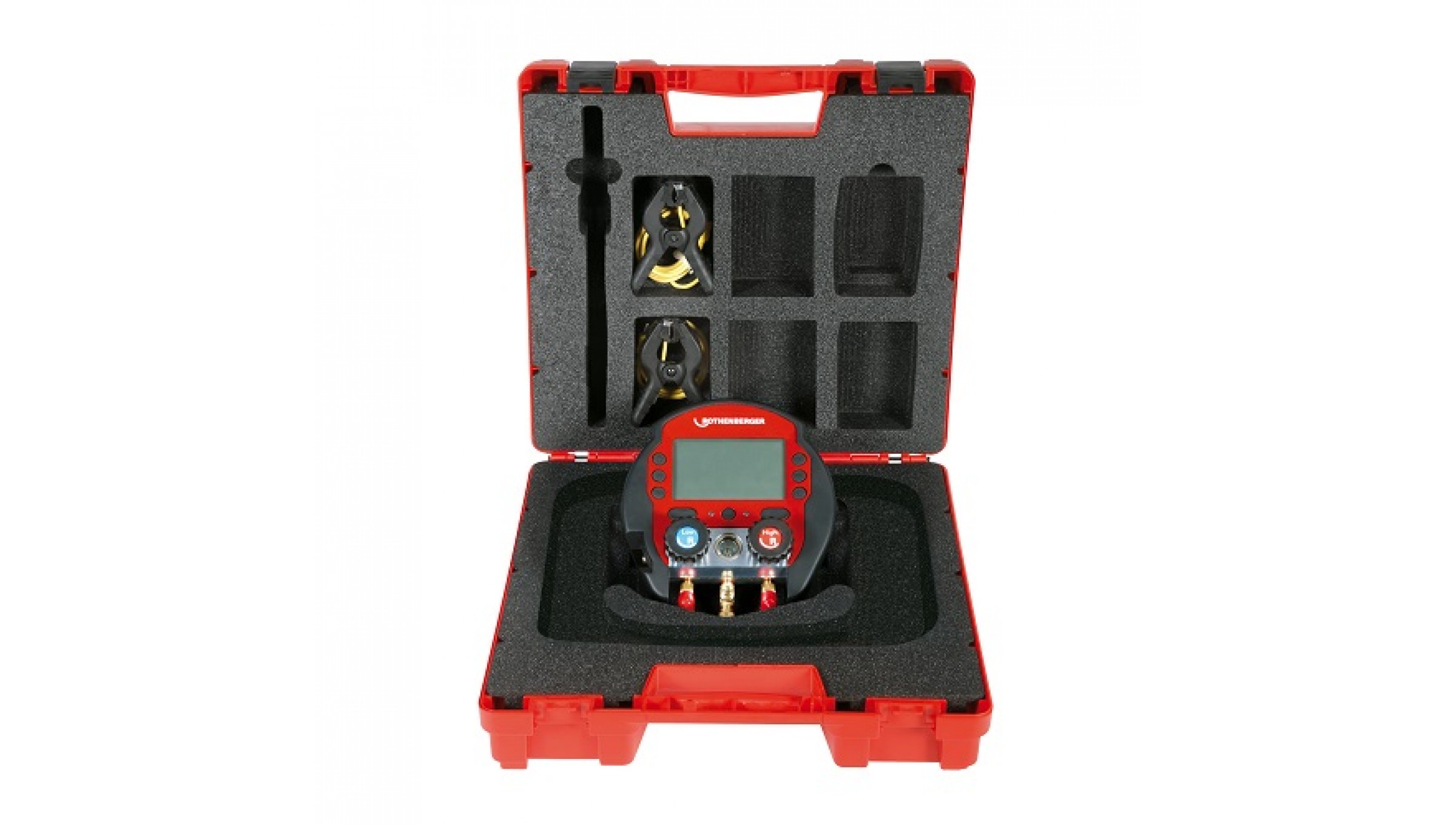 Manometr cyfrowy ROCOOL 600 z 2 termometrami