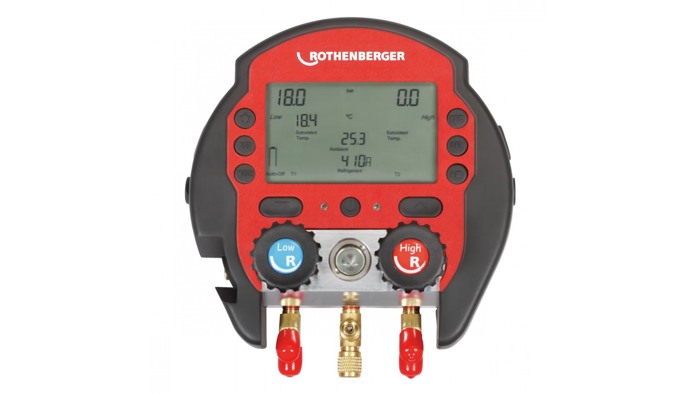 Manometr cyfrowy ROCOOL 600 z 2 termometrami